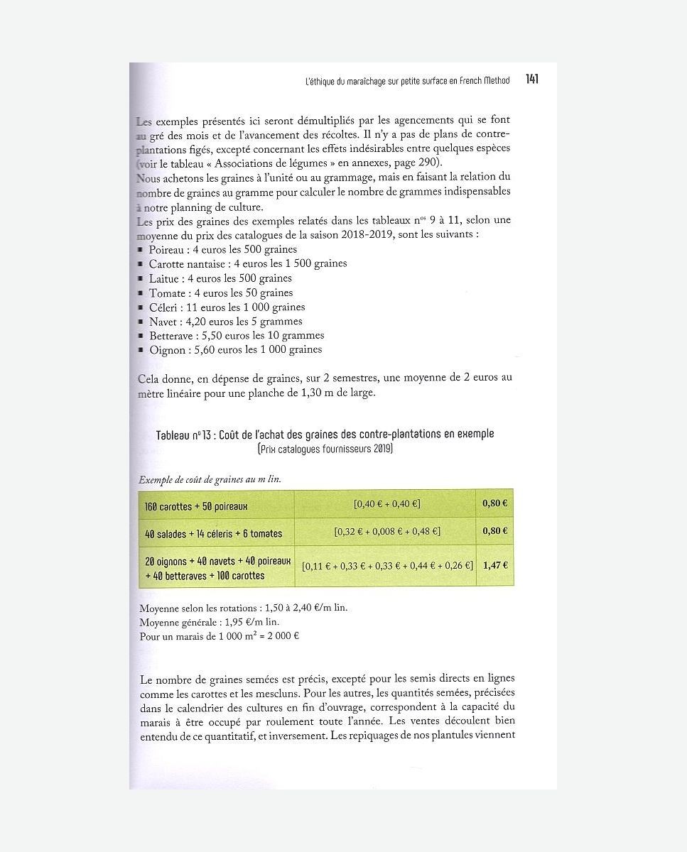 Le maraîchage sur petite surface : la French Method