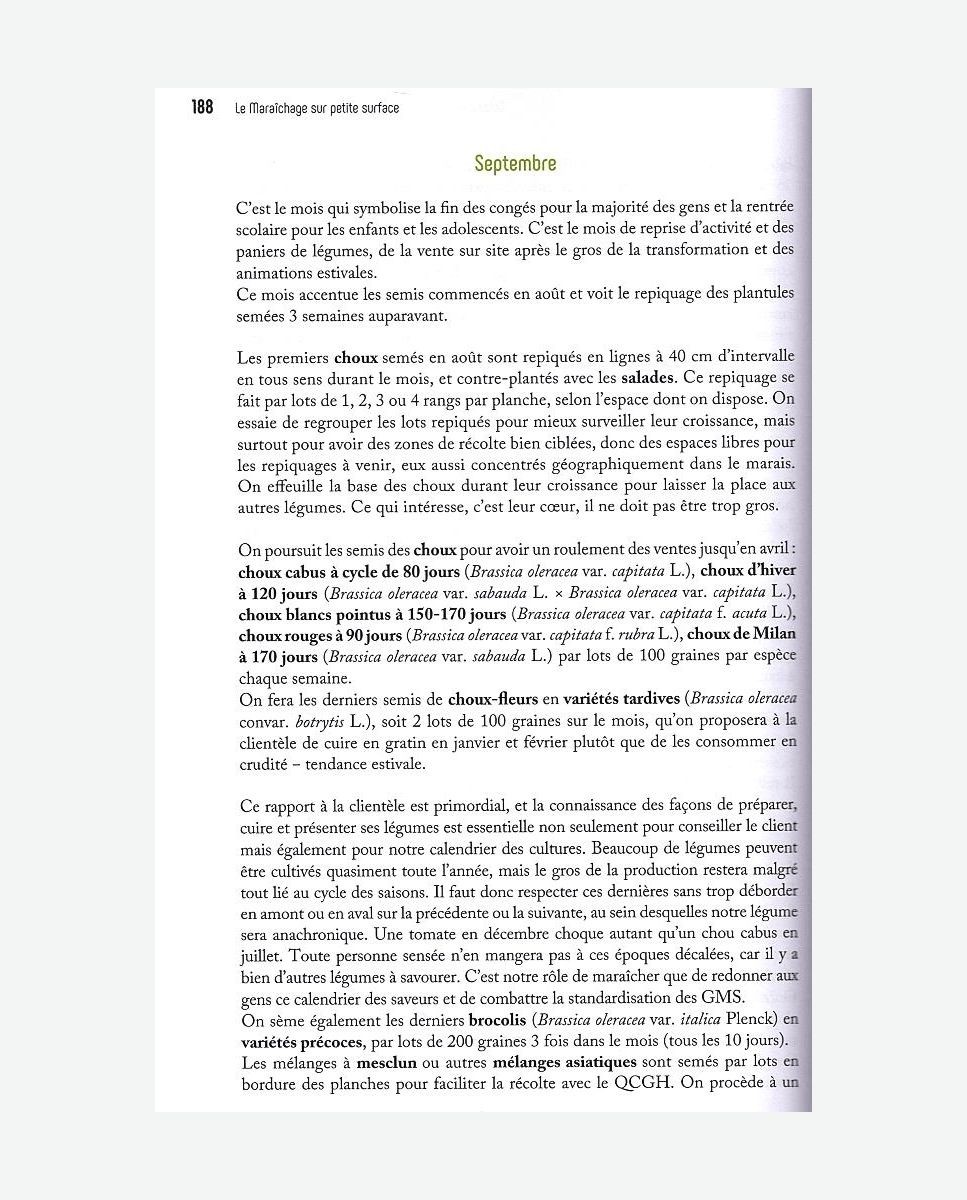 Le maraîchage sur petite surface : la French Method