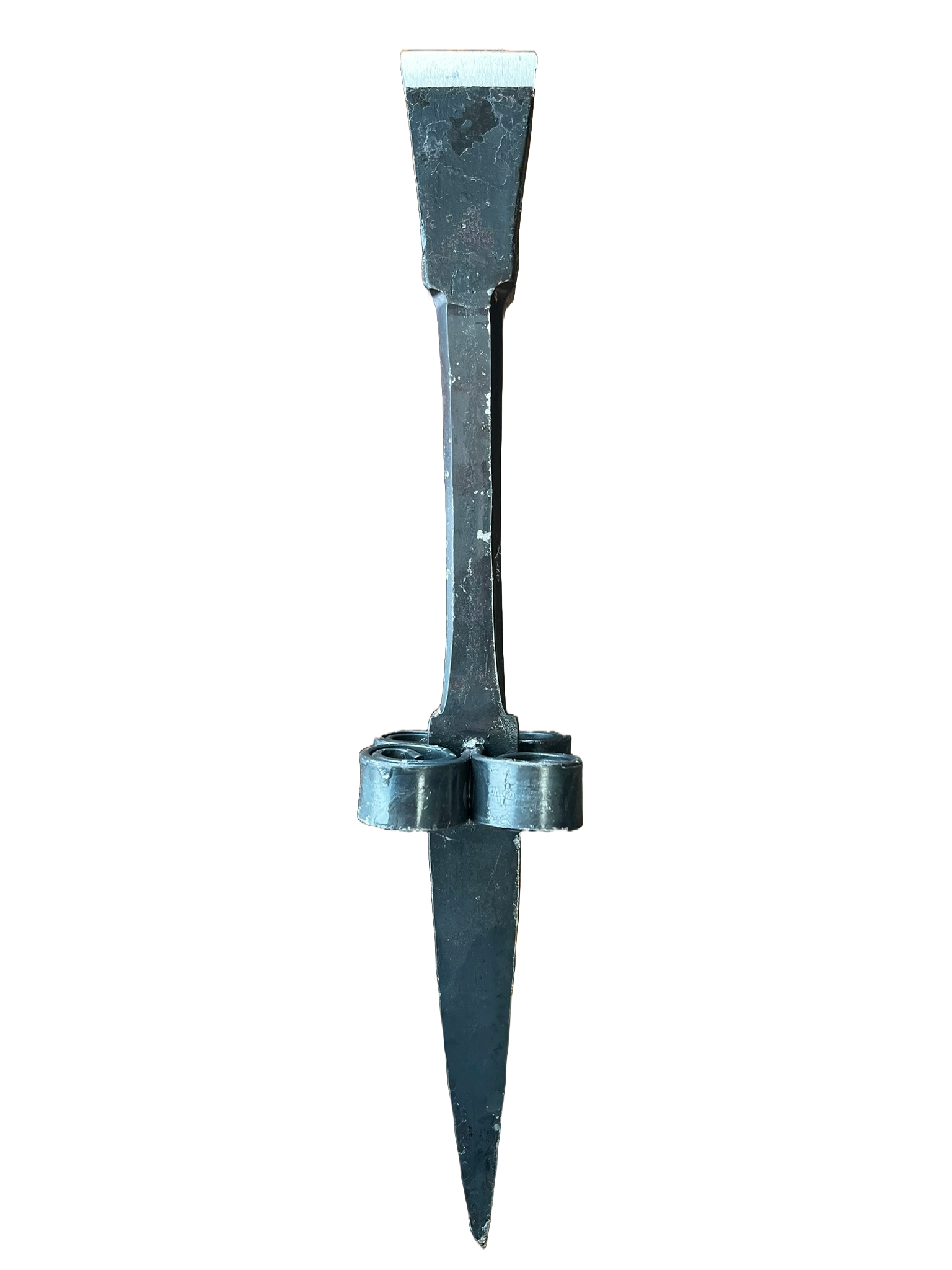 Enclumette plate à faux Rinaldi – Outil à battre à ficher en terre