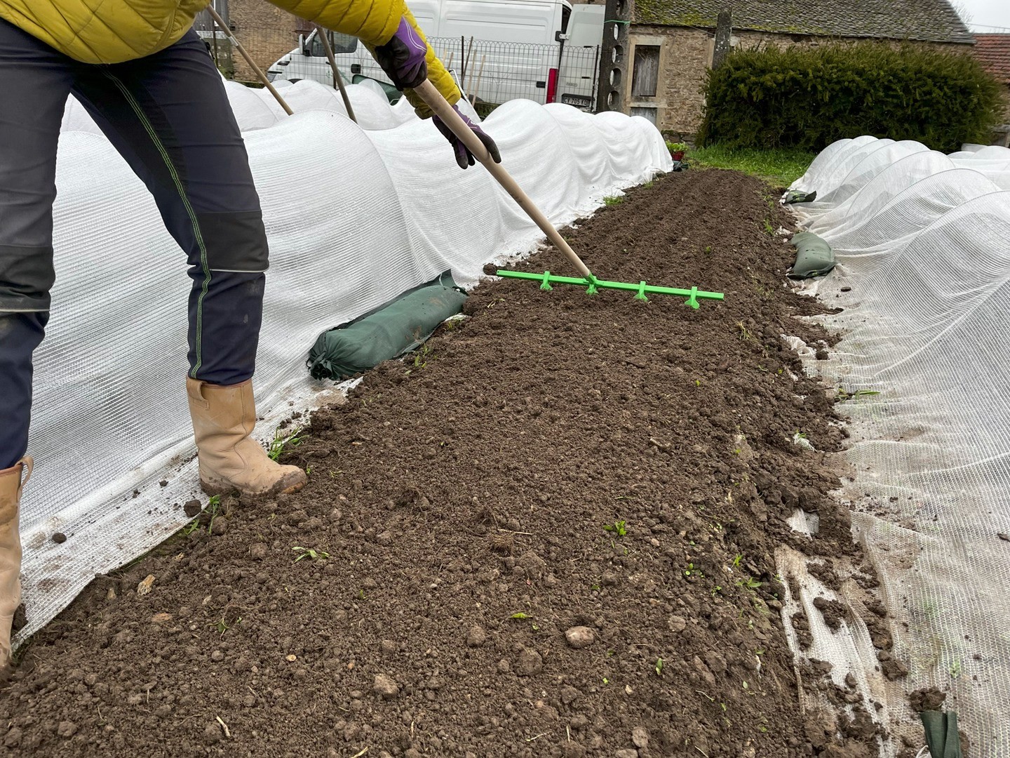 Silloneur manuel - Tracez des sillons pour semis efficaces